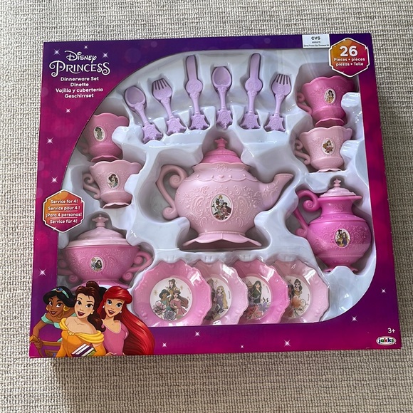 Disney | Toys | Disney Princess 26 Piece Dinnerware Set | Poshmark